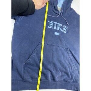 Nike | Shirts | Vintage Nike Hoodie Spell Out Center Swoosh Sweatshirt ...